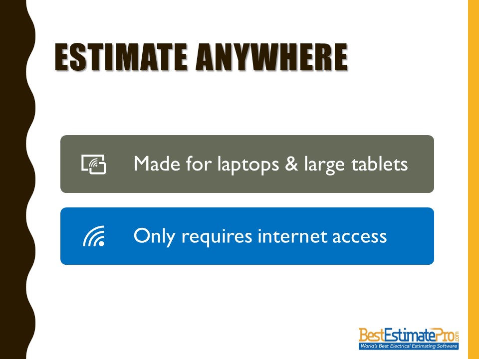 Best Estimate Pro: World's Best Electrical Estimating Software